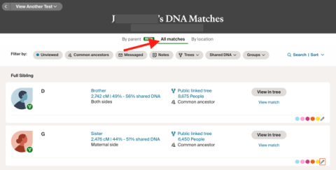 Removing AncestryDNA Dots | Organize DNA Matches - Your DNA Guide ...