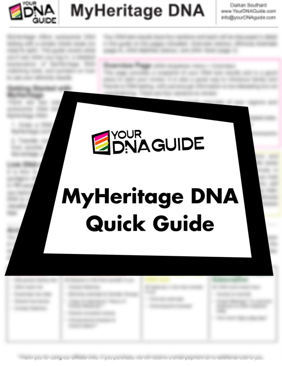 Quick Reference Guides - Your DNA Guide - Diahan Southard